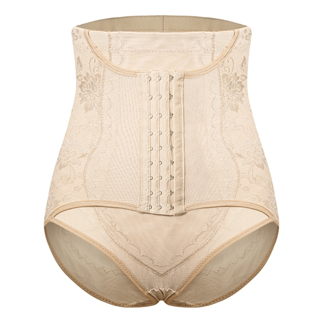 Firm Compression Postpartum Shaper Panty with Adjustable Waist Hooks ...